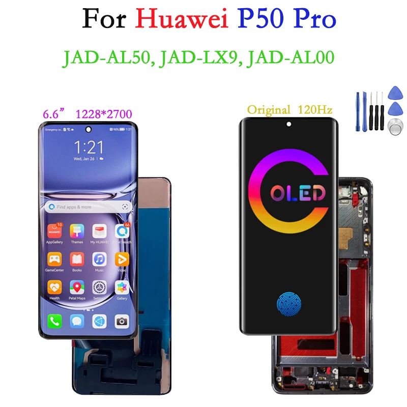 Pantalla-Lcd-OLED-Original-para-Huawei-P50-Pro-repuesto-de-montaje-de ...
