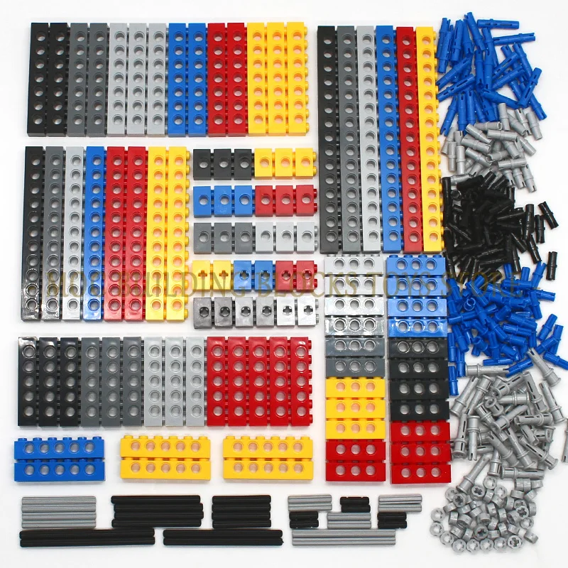 Technical-Building-Blocks-Parts-Bulk-MOC-Thick-Bricks-6-Color ...