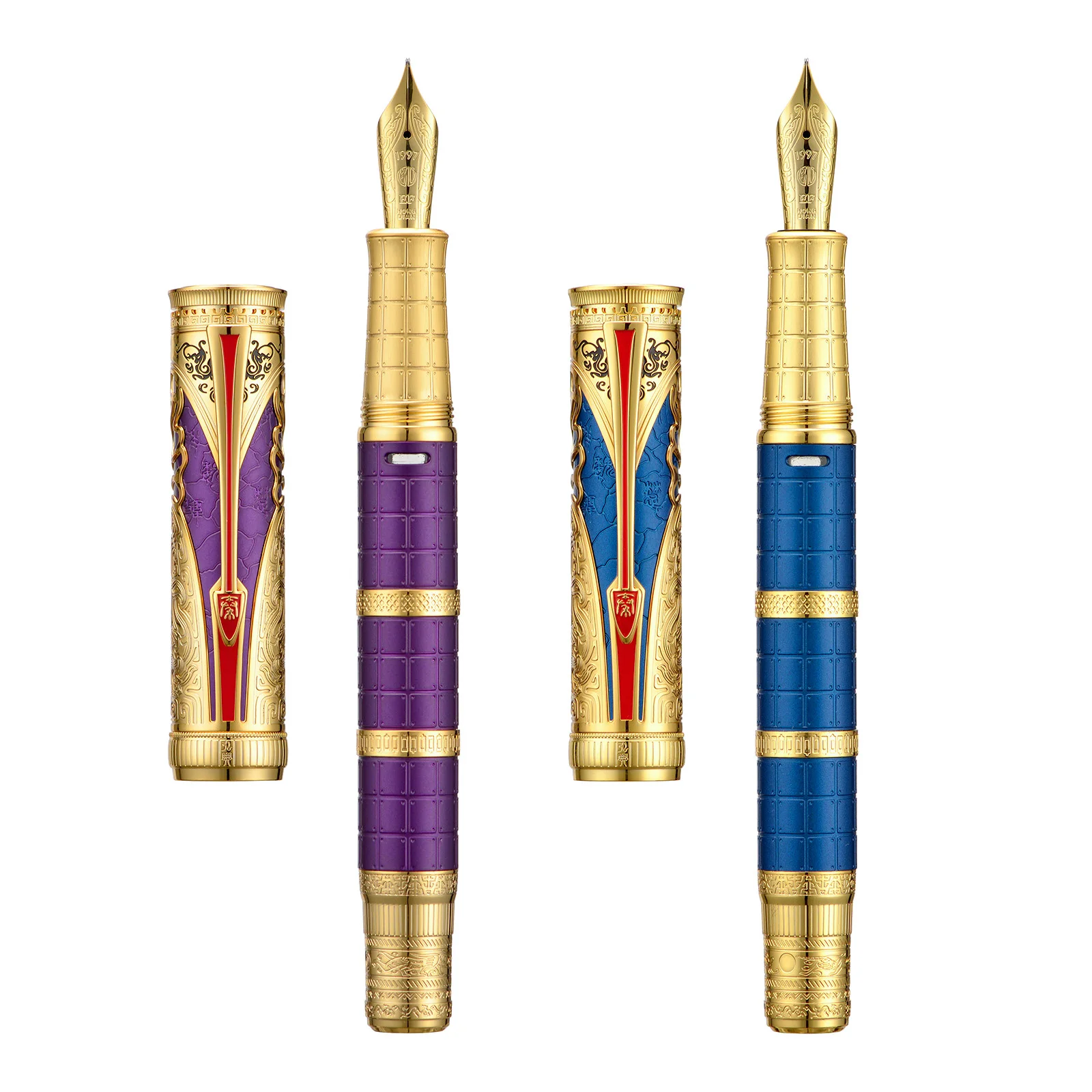 New-Colour-Hongdian-D5-Qin-Piston-Fountain-Pen-Dynasty-Series-Extra ...