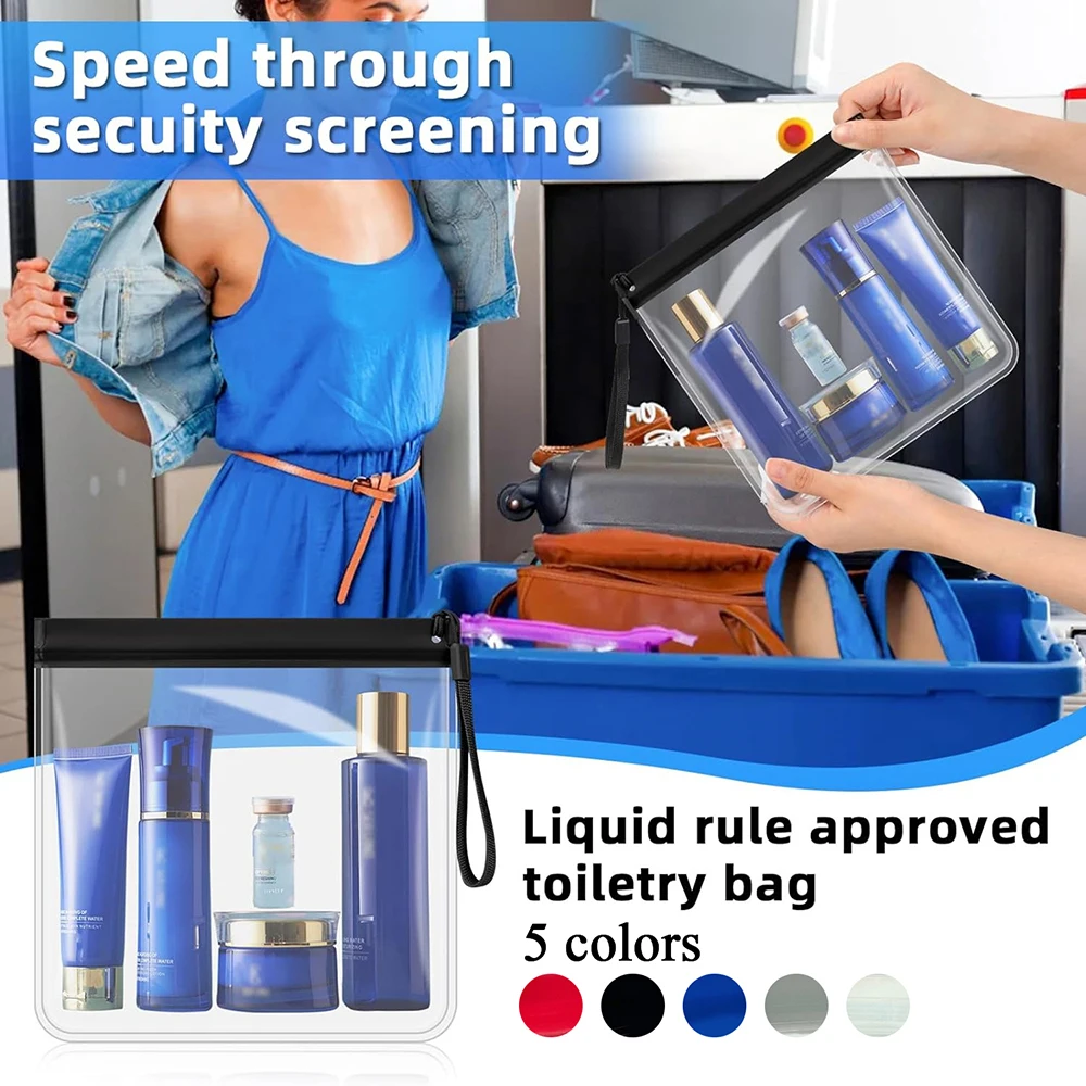 Transparent Female Toiletry Kit Bag Unisex Convenient EVA Wash Box ...