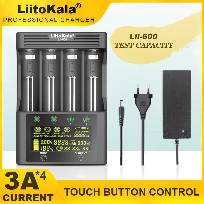 LiitoKala-Lii-600-Lii-500-LCD-Battery-Charger-Li-ion-3-7V-NiMH-1-2V ...