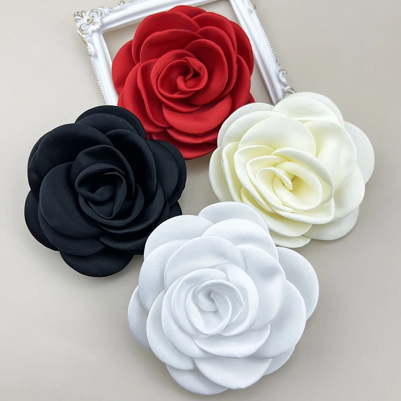 Korean-Fabric-Large-Flower-Brooch-Ladies-Charm-Flower-Clothing ...