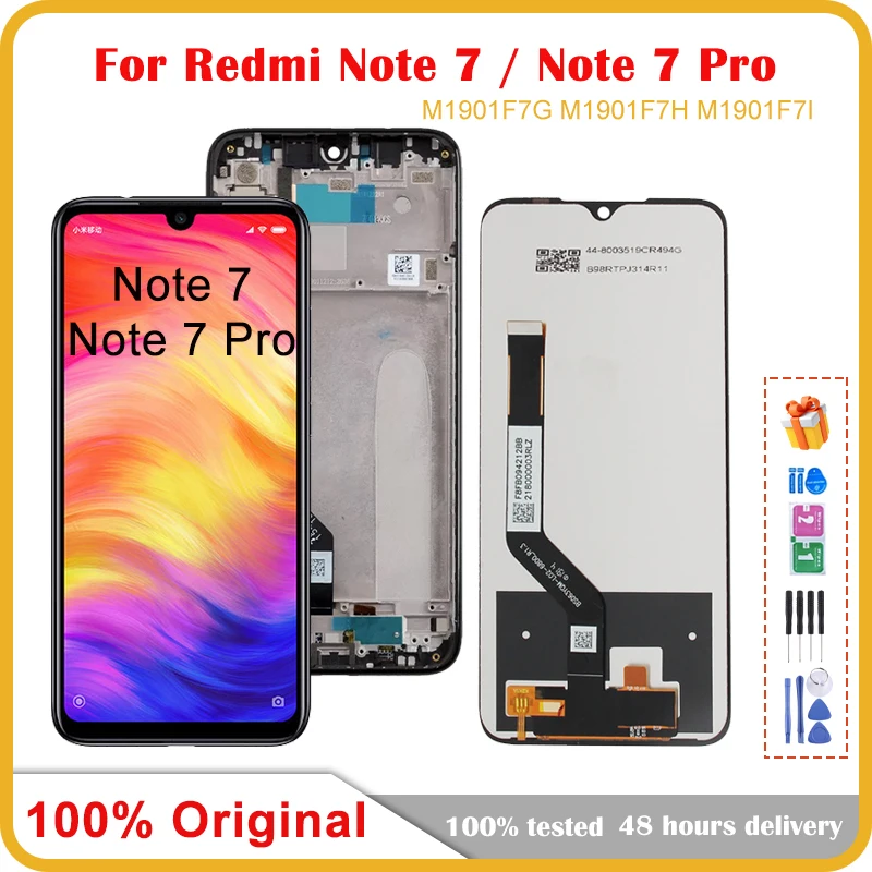 6-3-Redmi-Note-7-LCD-Original-For-Xiaomi-Redmi-Note-7-Pro-Display-Frame ...