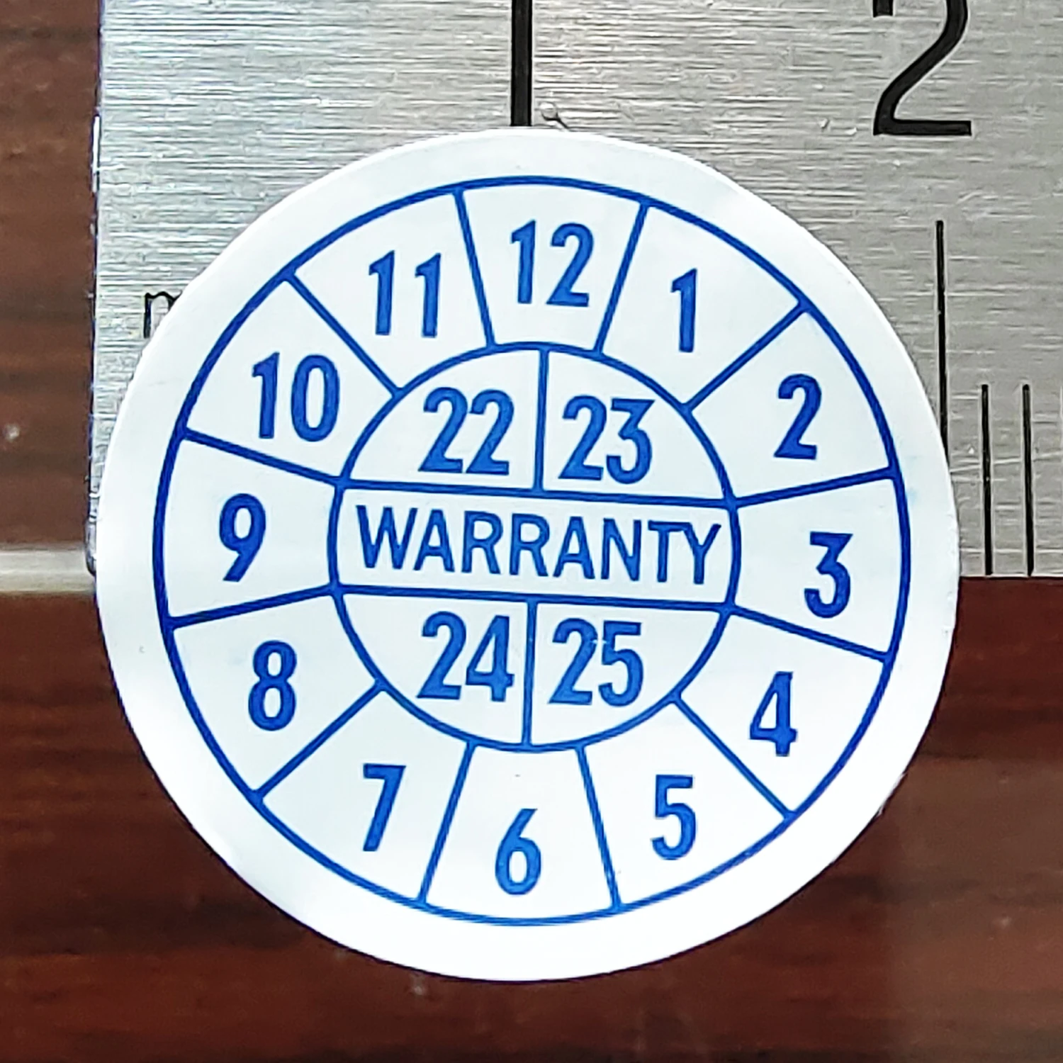 1000pcs/lot Warranty Sealing Label Sticker Void If Tampered, Diameter ...