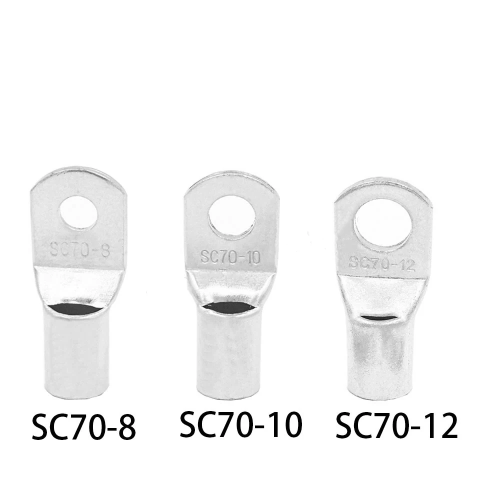 SC70-8-70-10-70-12-Copper-Cable-Lug-Kit-Bolt-Hole-Tinned-Cable-lugs ...