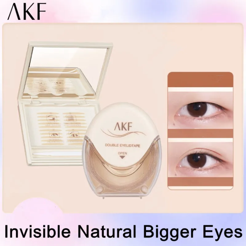 AKF-Natural-Invisible-Double-Eyelid-Tape-Stickers-Fiber-Instant-Eyelid ...