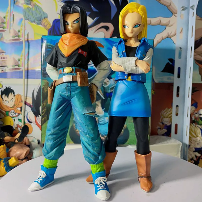 24cm-Dragon-Ball-Z-Android-17-18-PVC-Action-Figure-Anime-Android-18 ...