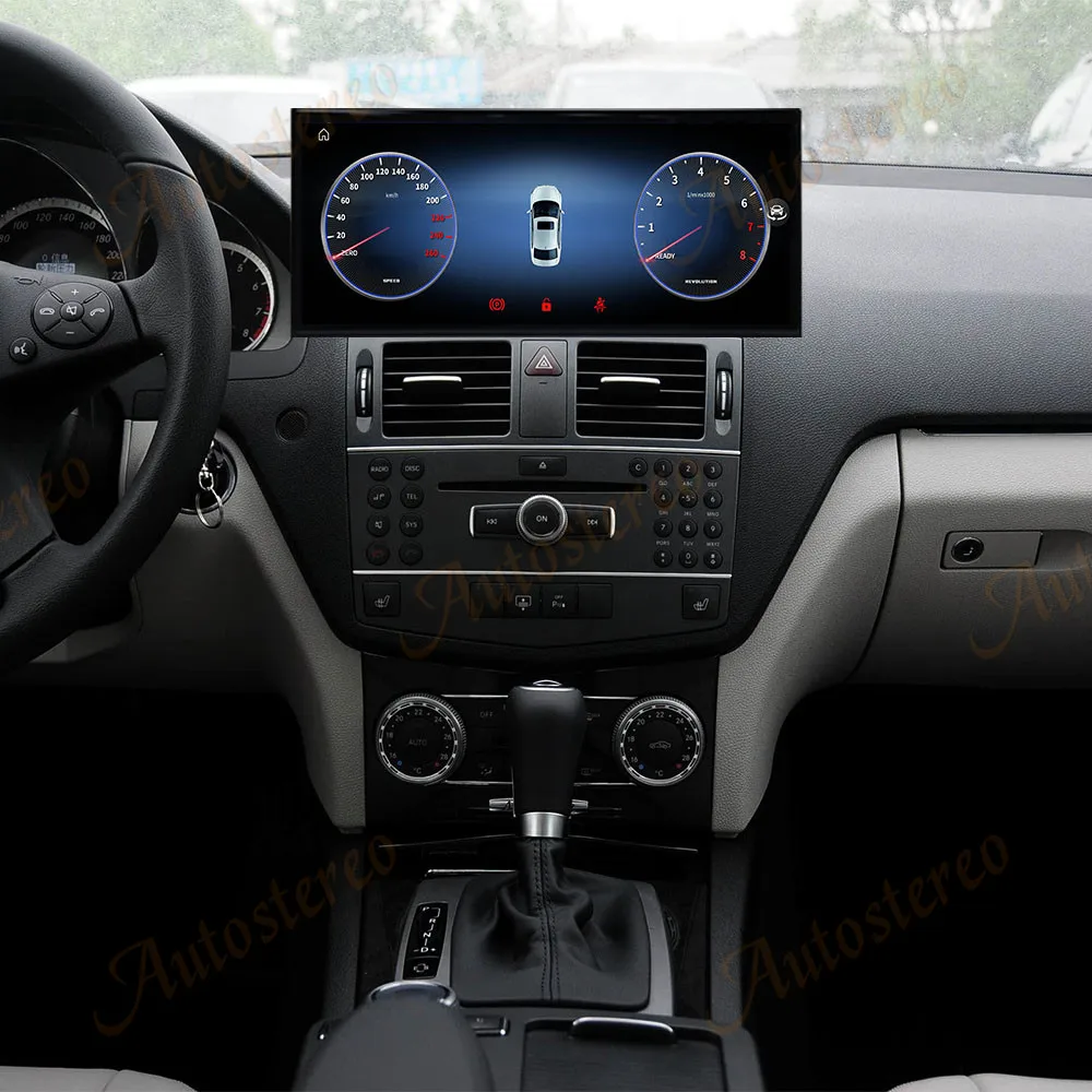Android 14 15.8 Inch Qualcomm Carplay For Mercedes Benz C W204 Car ...
