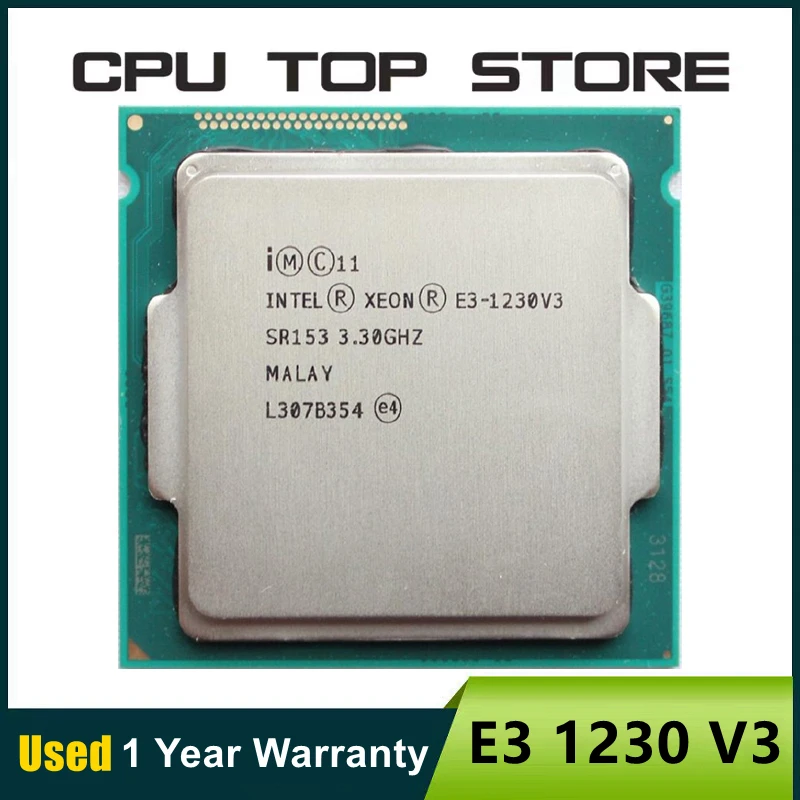 Used-Intel-Xeon-E3-1230-V3-3-3GHz-Quad-Core-LGA-1150-Desktop-CPU ...