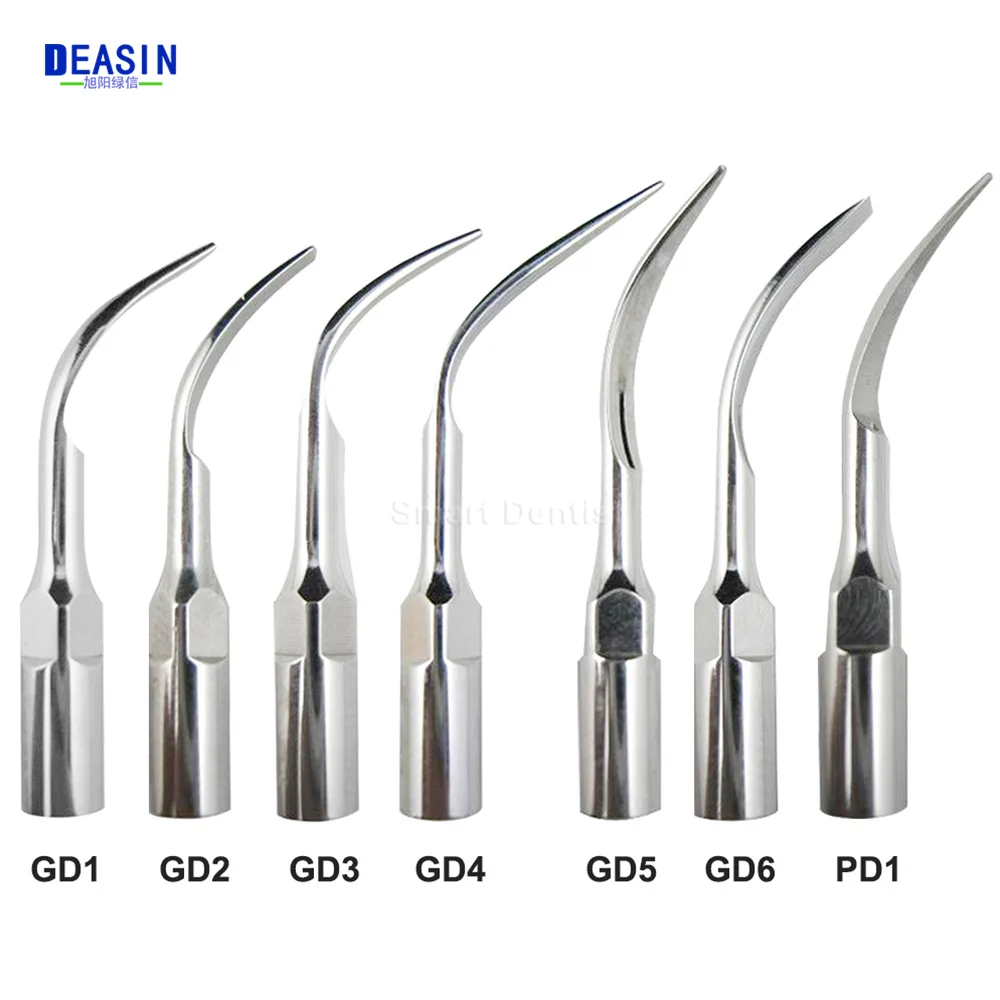 5Pcs Dental Ultrasonic Scaler Tips GD1 GD2 GD3 GD4 GD5 GD6 PD1 for ...