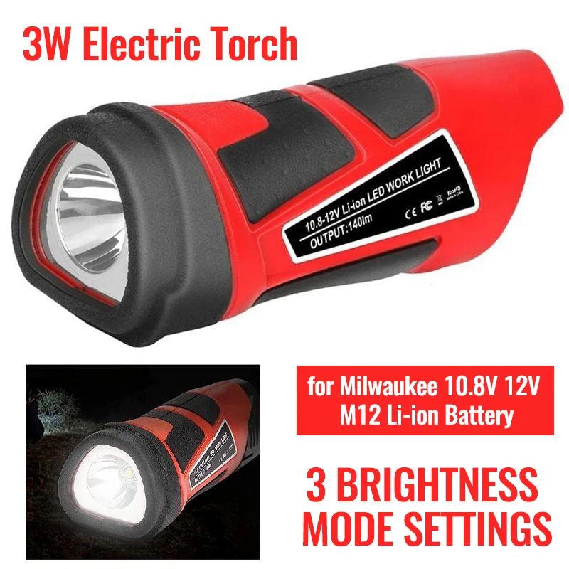 Portable-3W-Electric-Torch-Work-Lamp-Handheld-Flashlight-LED-Light-for ...