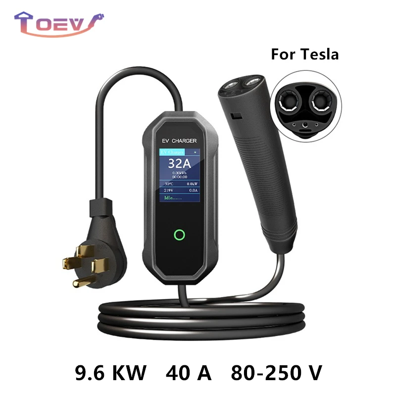 TOEV-Portable-EV-Charger-for-Tesla-EVSE-Charging-Cable-Model-3-Model-Y ...
