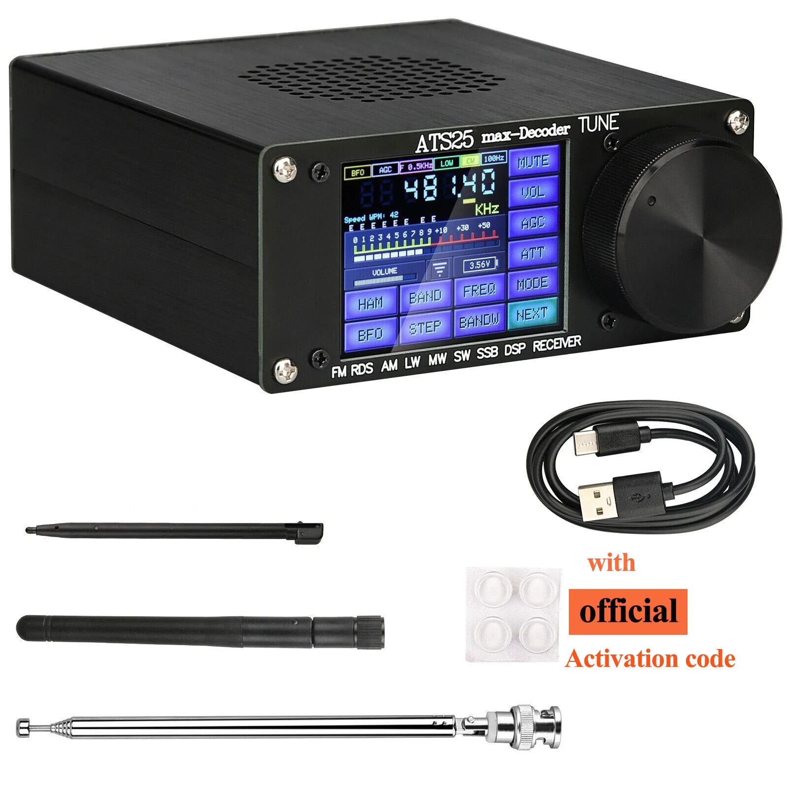 HamGeek-4-17-Official-Registered-Code-ATS25Max-Decoder-Si4732-Full-Band ...