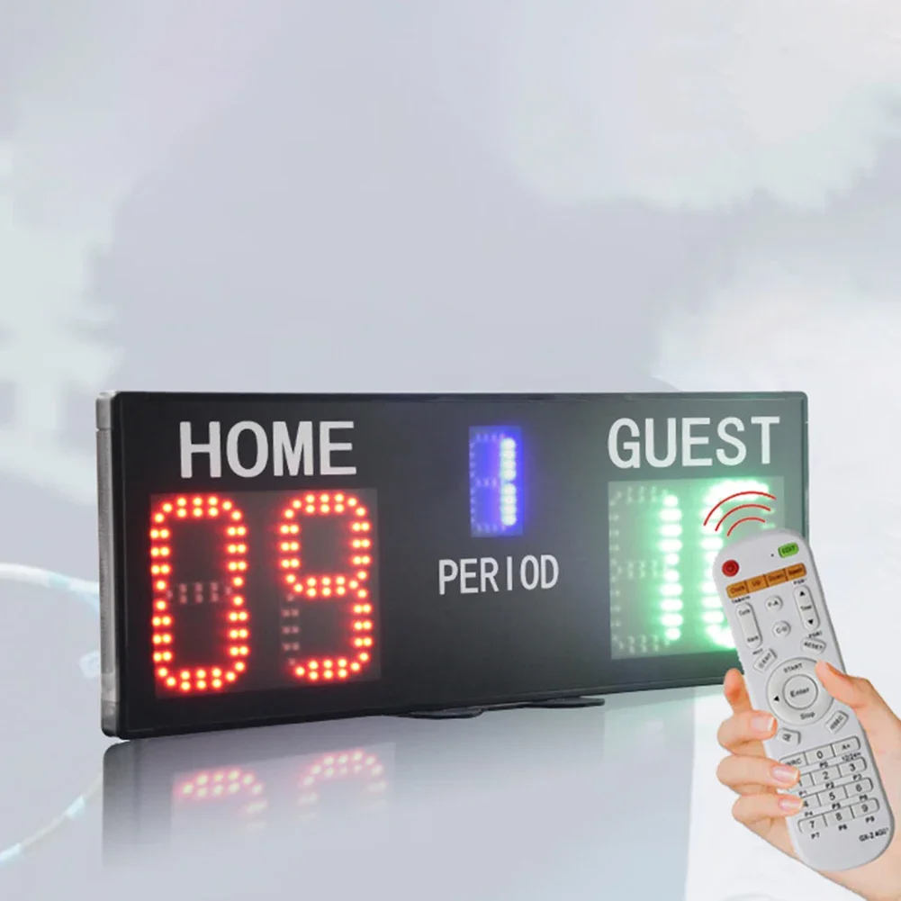 Remote-Control-Basketball-LED-Scoreboard-Electronic-Scoreboard-Portable ...