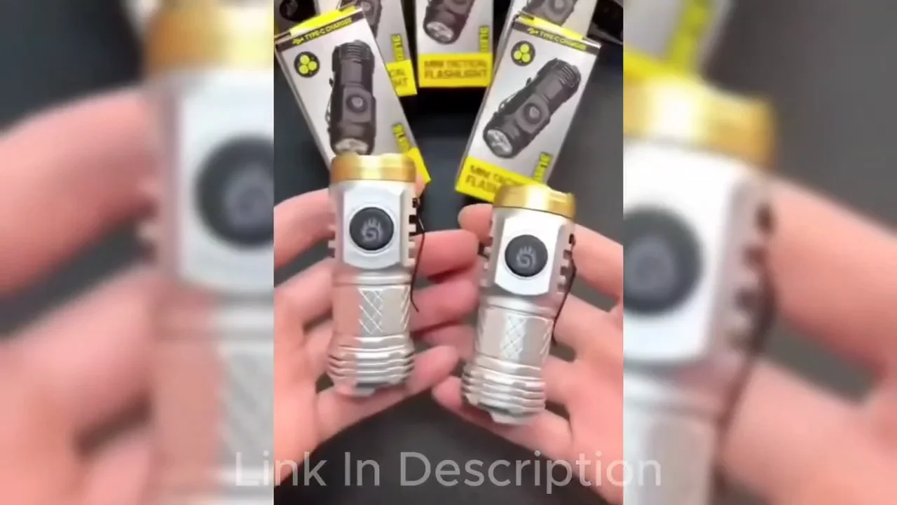 Mini Super Power Flashlight/ Three-Eyed Monster Rechargeable Torch ...