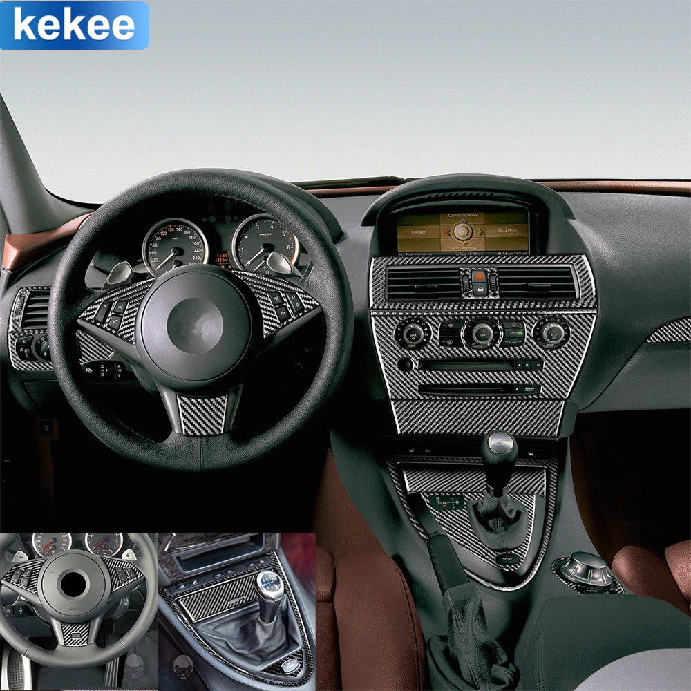 For-BMW-E63-E64-M6-2004-2010-Center-Full-Set-Kit-Tuning-Cover-Real ...