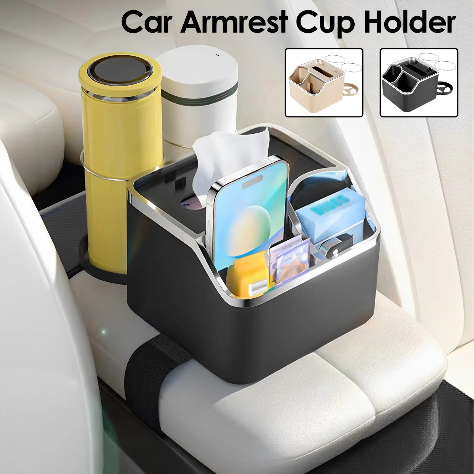 Car-Armrest-Storage-Organizer-Auto-Armrest-Tissue-Holder-with-2-Folding ...