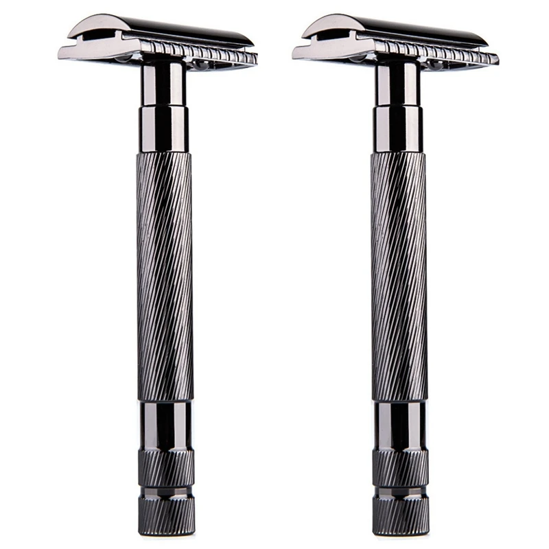 2X-Safety-Double-Edge-Razor-For-Men-Barber-Straight-Razor-Holder-Men-s ...
