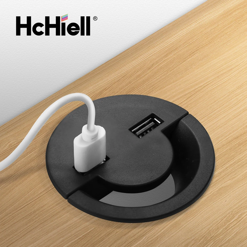50MM-Wire-Hole-Cover-Round-Home-Office-Table-Outlet-Port-Line-Box ...