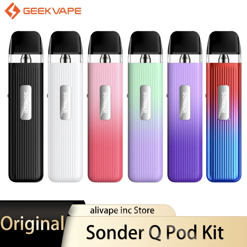 Original Geekvape Sonder Q Pod Kit Built in 1000mAh Battery 20W Vape ...
