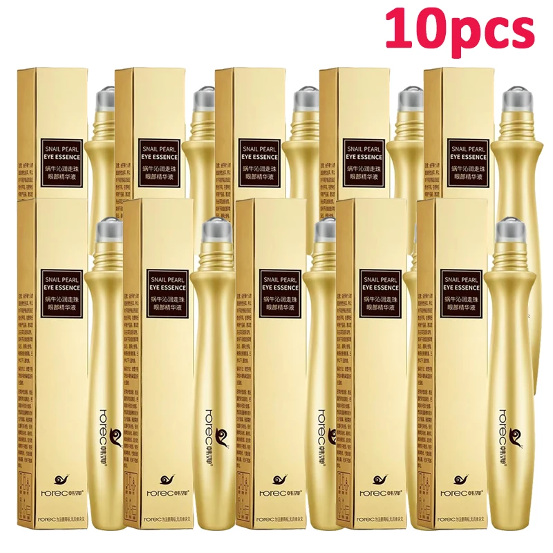 Snail Eye Roller Serum Anti Dark Circles Remove Eyes Bags Moisturizing ...