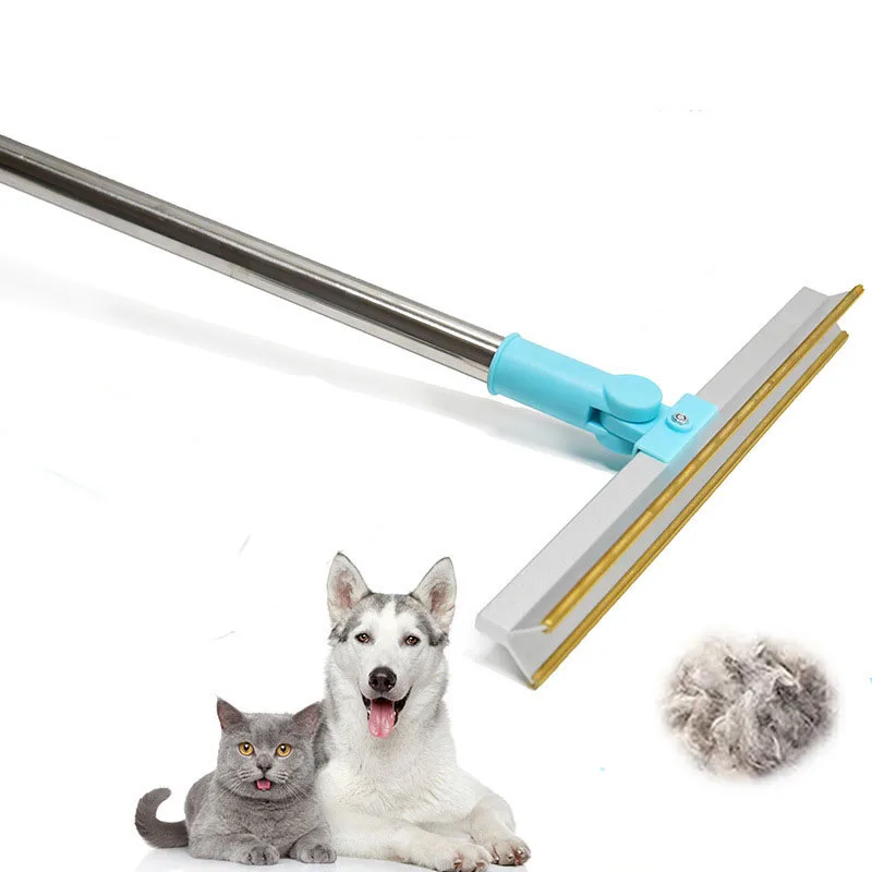 Long-Handle-Pet-Hair-Removal-Carpet-Rake-Adjustable-Carpet-Rug-Pet-Fur ...