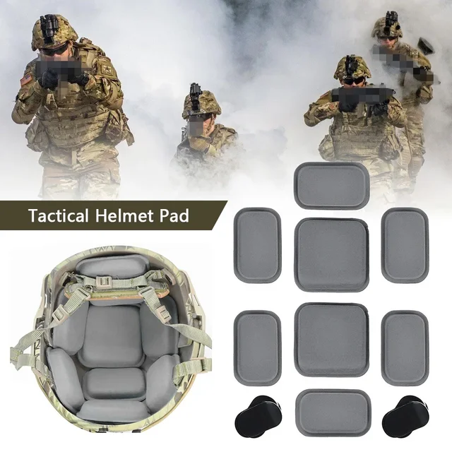 Ballistic Helmet Pads Helmet Padding Kit Sponge Pad Motorcycle Cycle ...