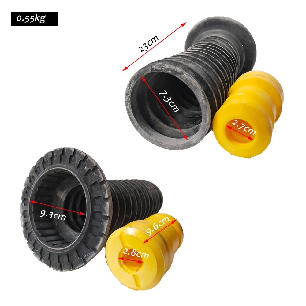 Front-Dust-Cover-Air-Shock-Absorber-Rubber-Bellow-Dust-Boot-Set-For ...