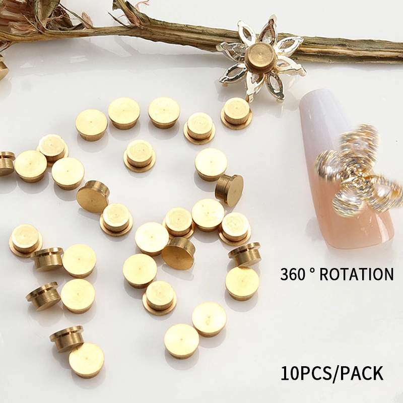 Parts Swivel Manicure Supplies Tool Nail Art Rotating Bearing DIY ...