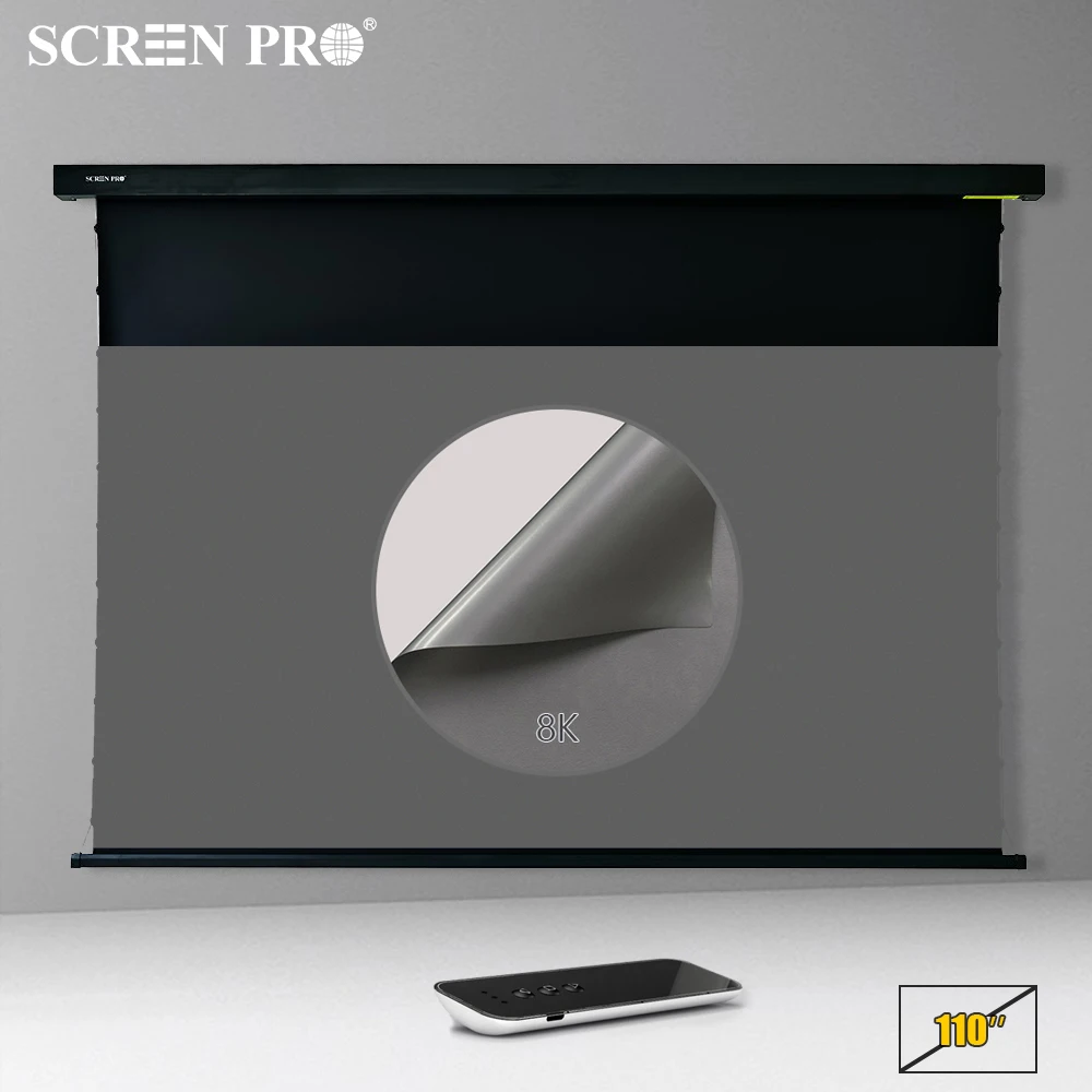 110inch-Motorized-Retractable-Projector-Ceiling-ALR-Screen-For-4K-Long ...