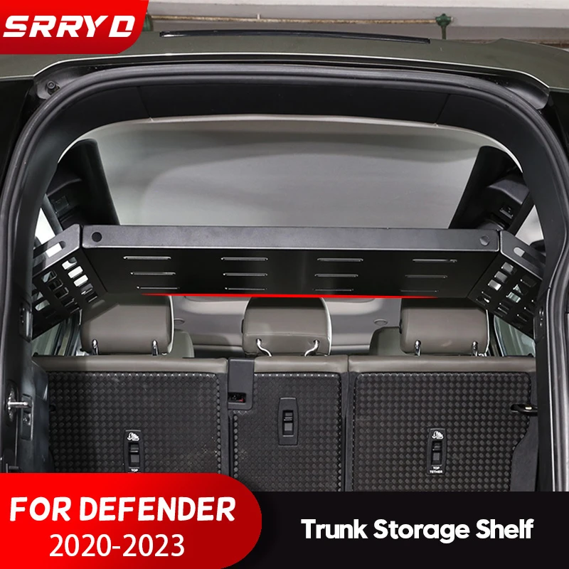 Matte Black Car Trunk Cargo Luggage Multi-function Shelf Storage Tray ...