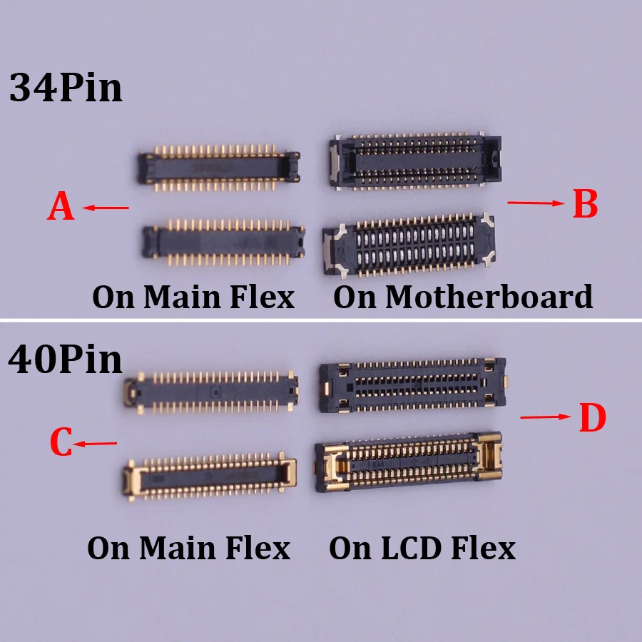 2-5Pcs-LCD-Display-Screen-Flex-FPC-Connector-Plug-Board-For-Samsung ...