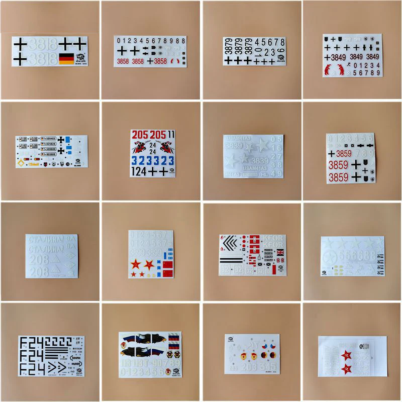 Henglong-1-16-rc-tank-Decals-Sticker-3818-3819-3838-3839-3878-3879 ...