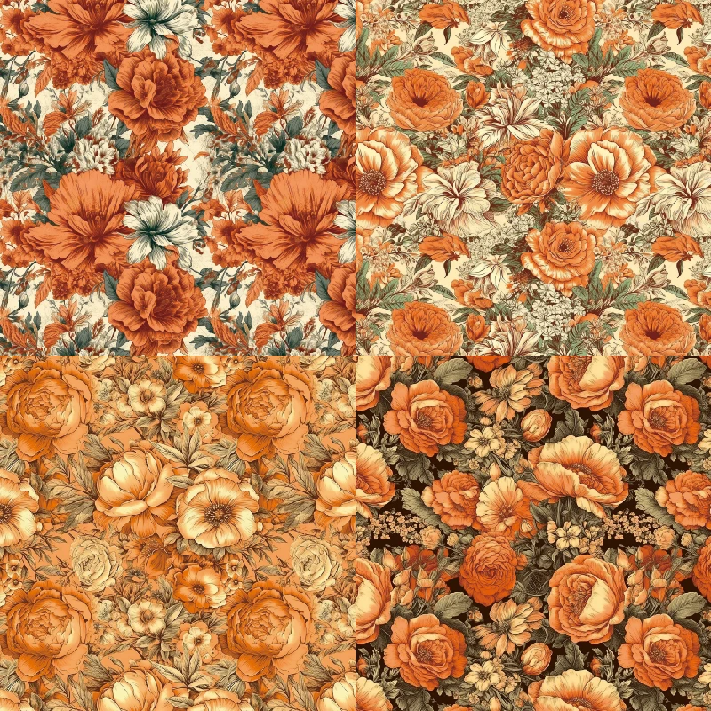 Orange Scrapbooking Paper