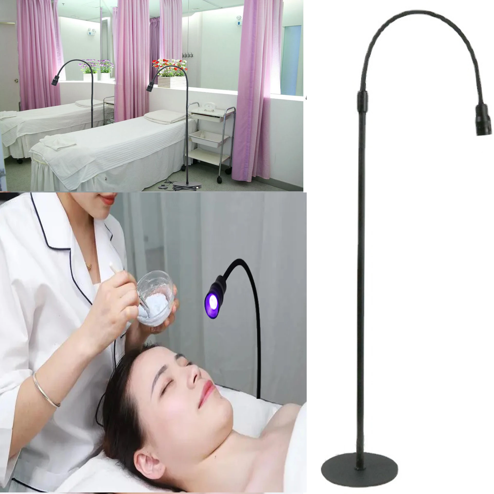 Spotlight-Adjustable-With-Foot-Switch-Floor-Lamp-UV-Colloidal-Curing ...