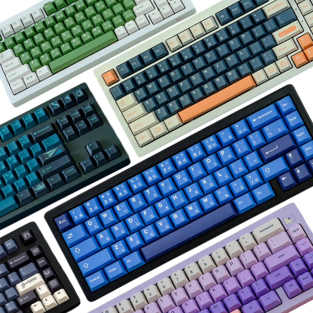 129 Keys GMK Striker Plastic Keycaps PBT Dye Sublimation Cherry Profile ...