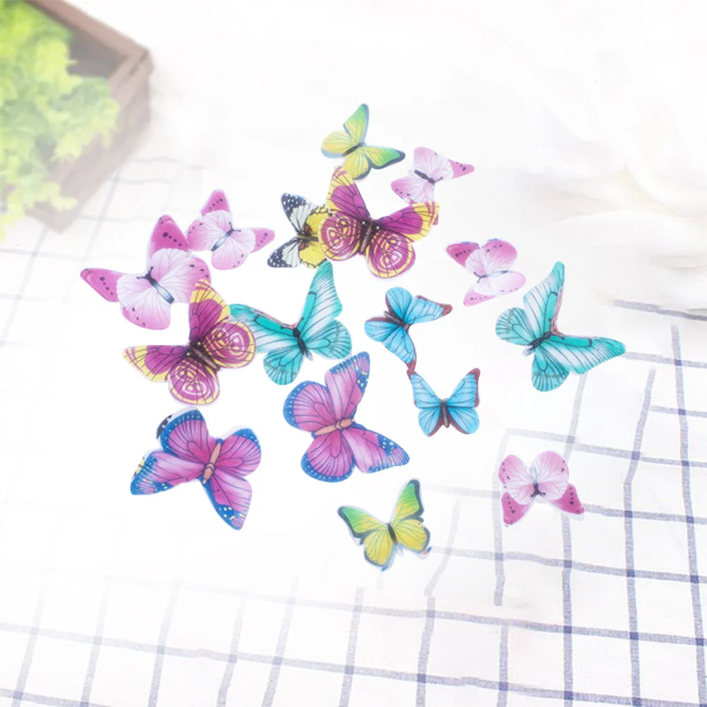 320-Pcs-Cake-Decorations-Paper-Butterfly-Sticky-Rice-Cupcake-Picks ...