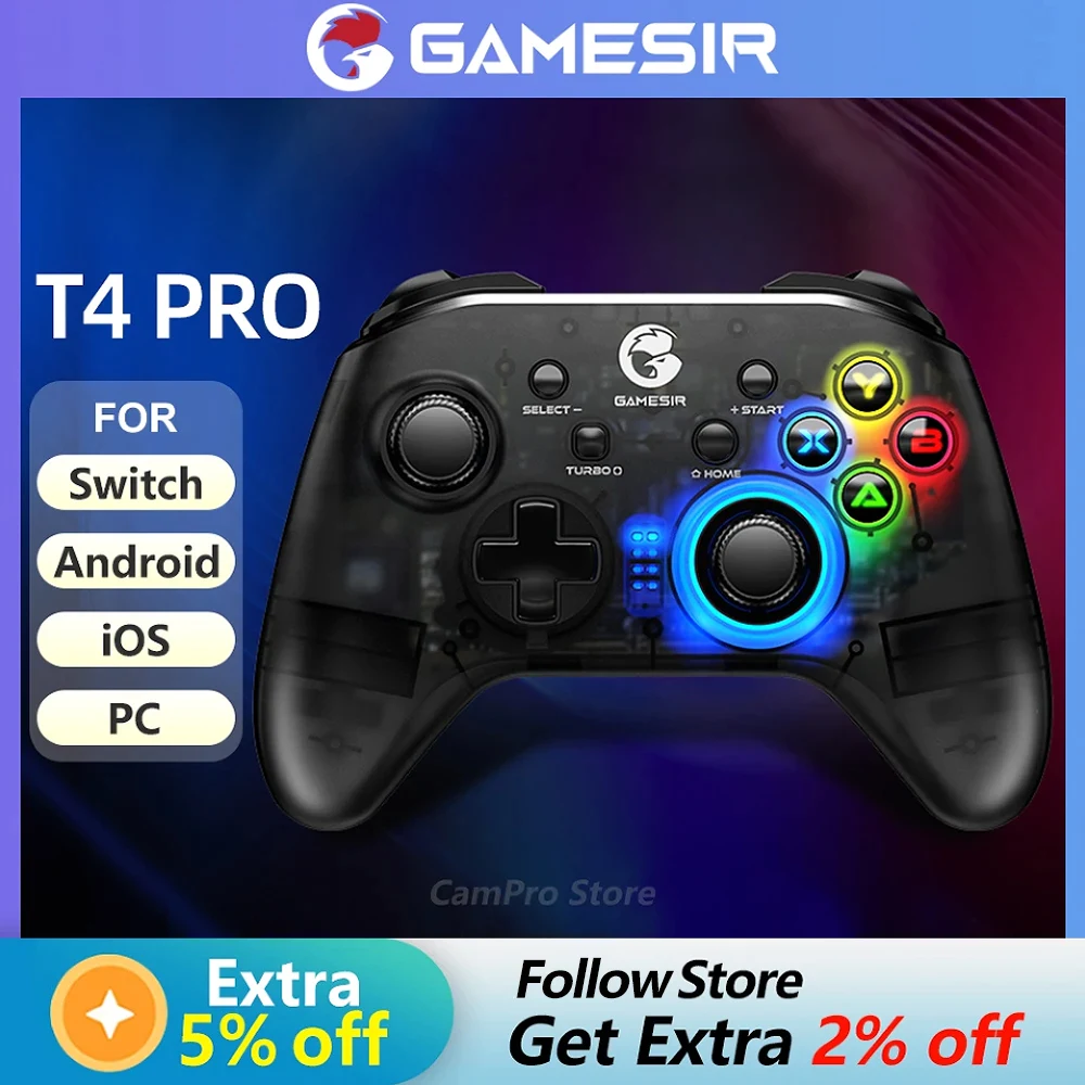 GameSir-T4pro-Bluetooth-Game-Controller-2-4G-Wireless-Gamepad-applies ...