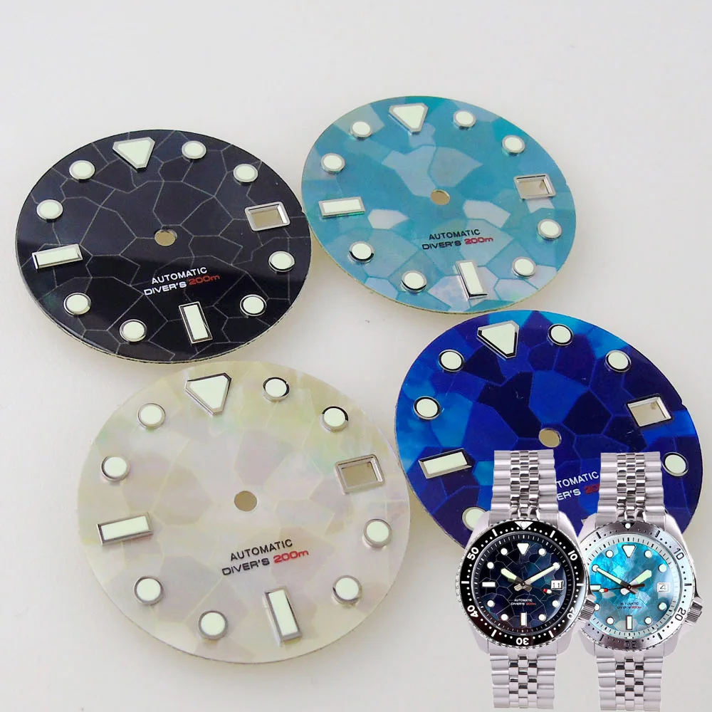 29mm-Mother-Of-Pearl-Shell-Watch-Dial-for-NH35-NH36A-4R35-NR36-Movt ...