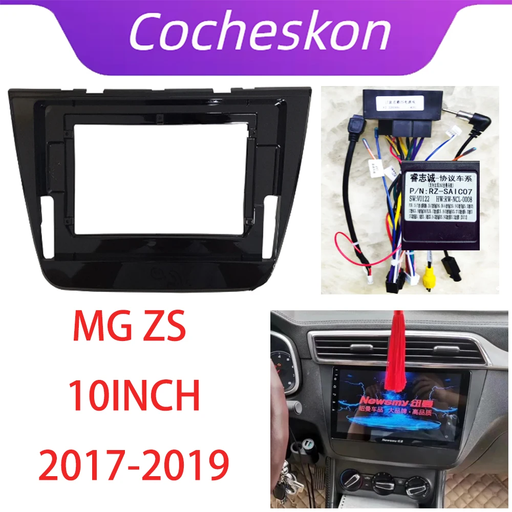 Radio-de-coche-Fascia-para-MG-ZS-10-1-2017-unidad-principal-2-Din-DVD ...
