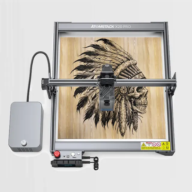 ATOMSTACK X20 Pro Laser Power 130W Laser Engraving CNC Engraver Support ...