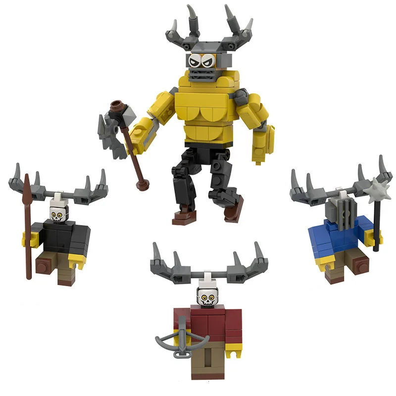 Forest Deer Legion Building Block Model Forest Survival Horror Game ...