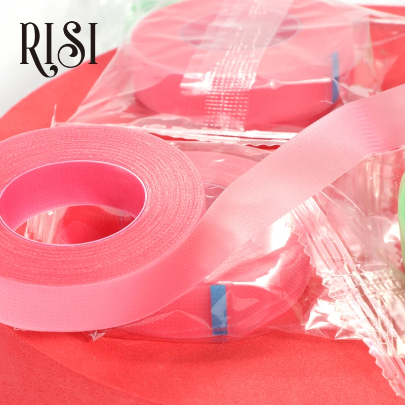 RISI 5 Rolls Eyelash Extension Lint Breathable Non-woven Cloth Adhesive ...