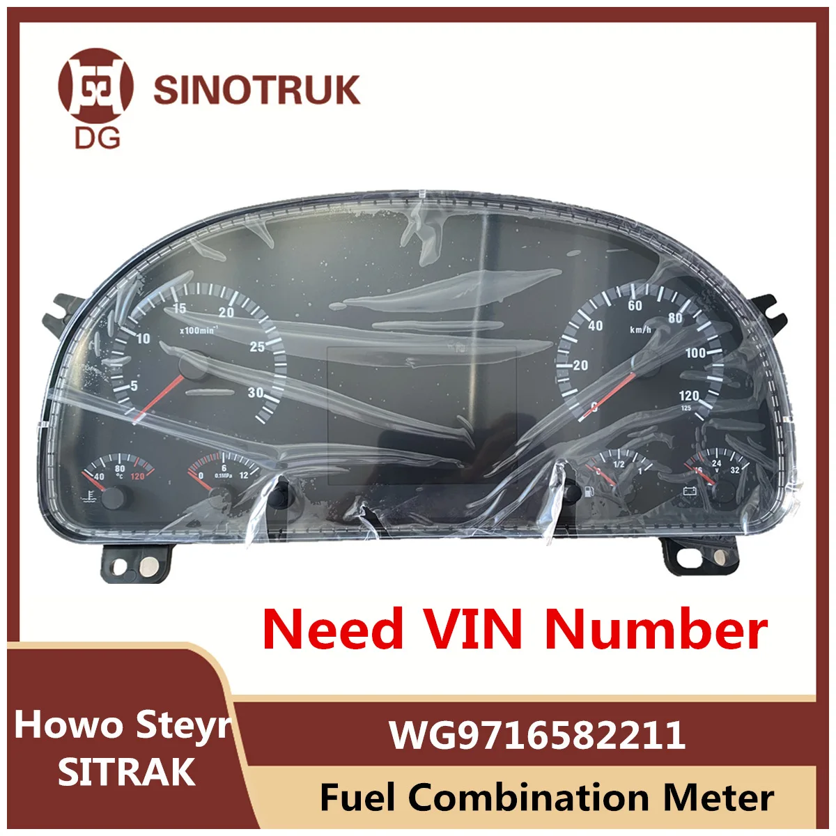 Fuel-Combination-Meter-WG9716582211-For-Sinotruk-Howo-Steyr-SITRAK ...