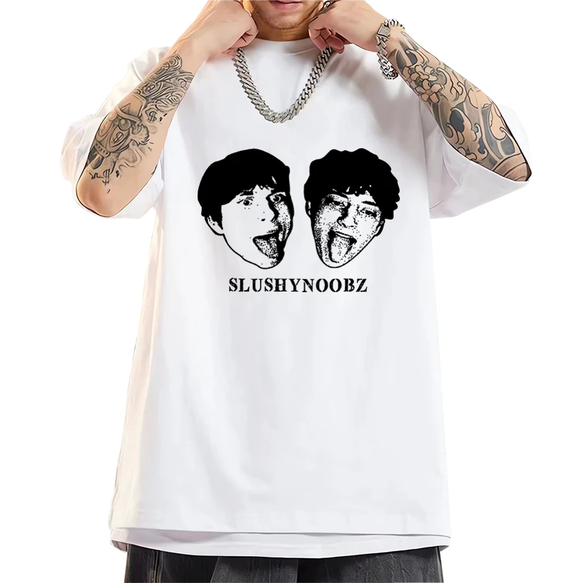 High Quality Slushy Noobz Cute Cartoon Cotton T shirt Men Women vintage ...