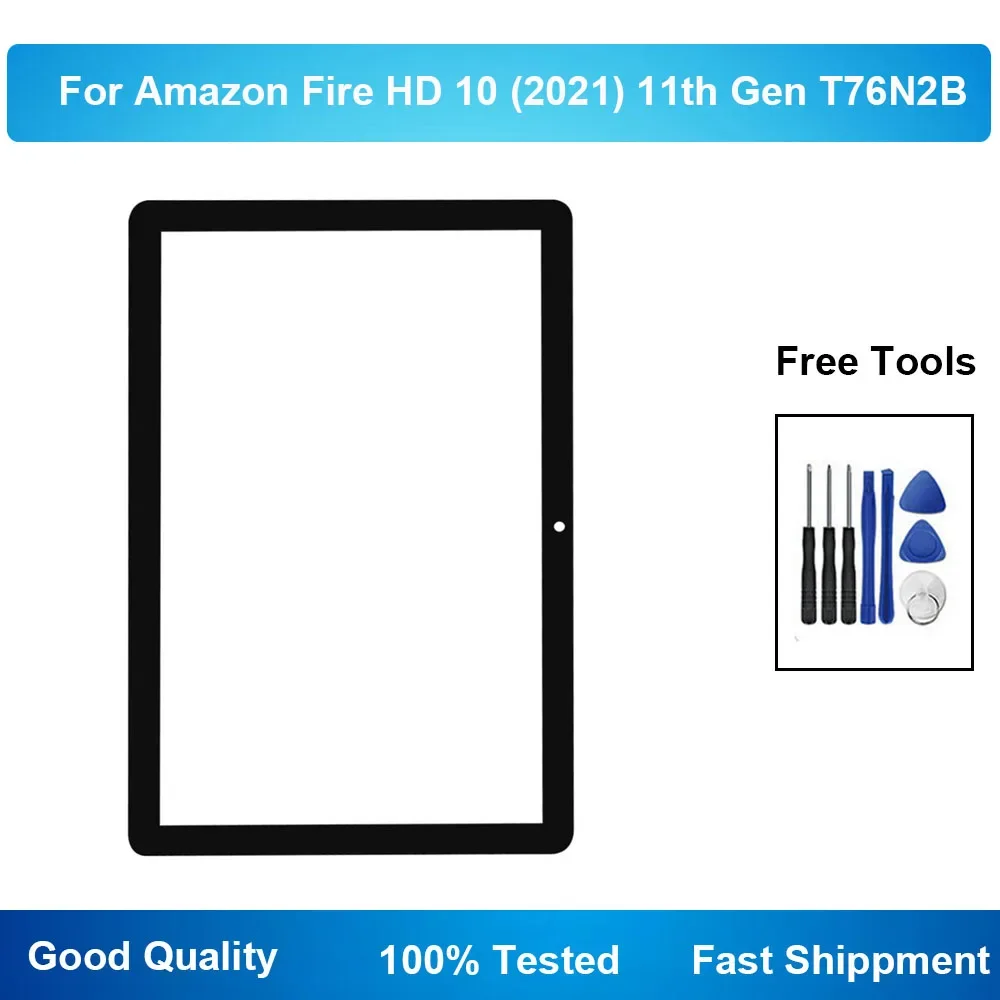 For Amazon Fire HD 10 2021 11th Gen T76N2B Front Glass Screen Panel ...