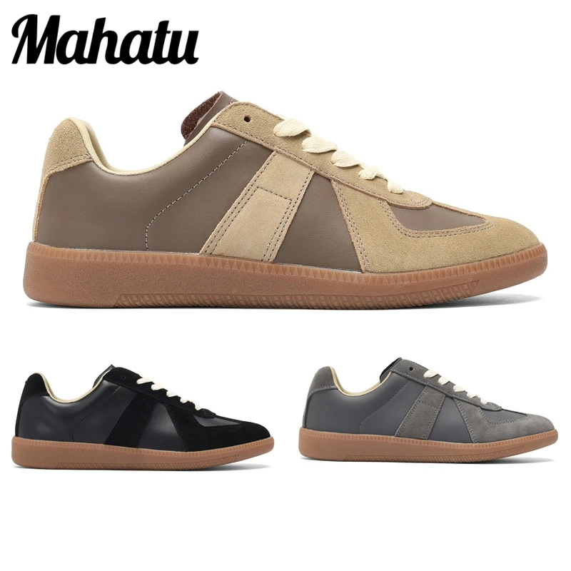 Men-Women-Genuine-Leather-Casual-shoes-leisure-sneakers-shoes-zapatos ...