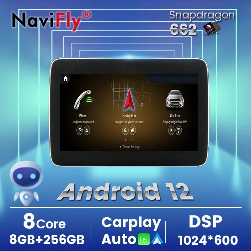 NaviFly-Snapdragon-662-CarPlay-Android-Auto-Car-Navigation-for-Benz-SLK ...