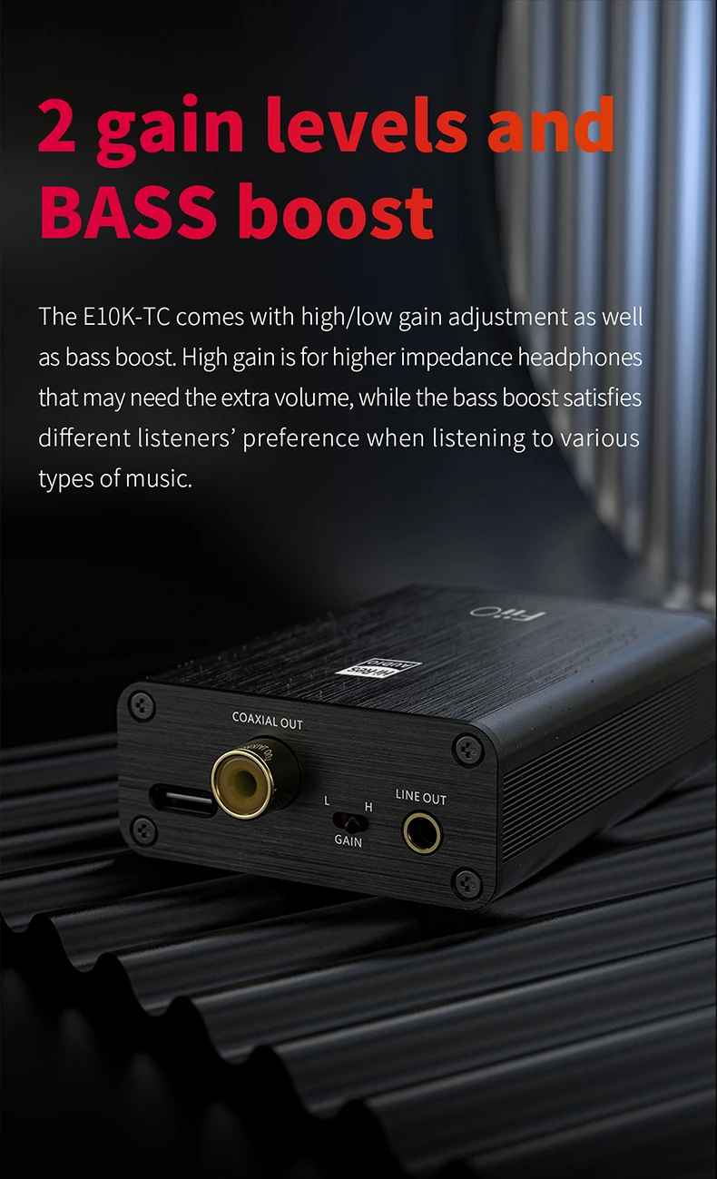 FiiO E10K 헤드폰 앰프, 휴대용 USB DAC, C타입, TV, PC용 동축 384kHz, 32 비트| | - AliExpress