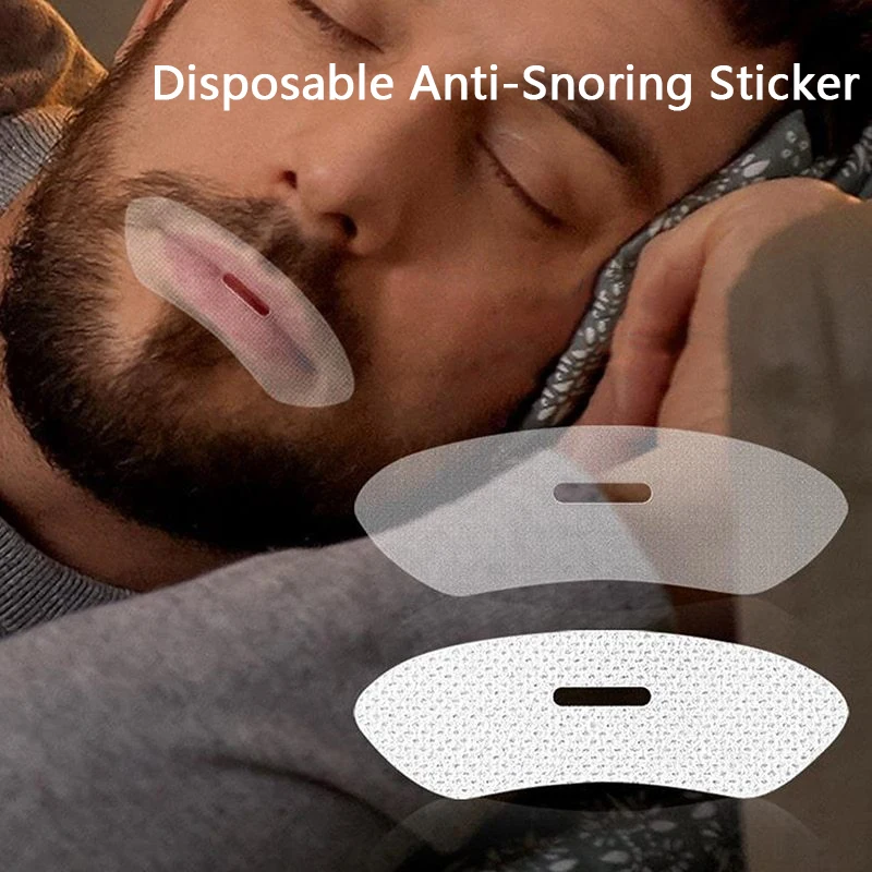 30Pcs Disposable Anti-Snoring Sleep Strips Children Adult Night Sleep Nose Breathing Improving ...